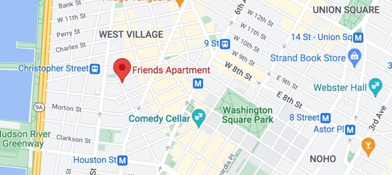 Immeuble de la série Friends | Lost In The USA